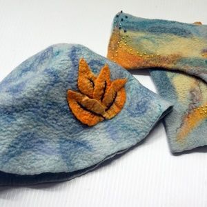 Handmade | Accessories | Felted Wool Unique Set 5 Pcs Handmade Gift For ...